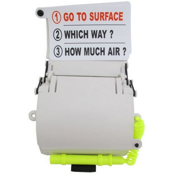 Scuba Diving 3 Panels Wrist Writing Slate w/ Text & Pencil - Walmart.com