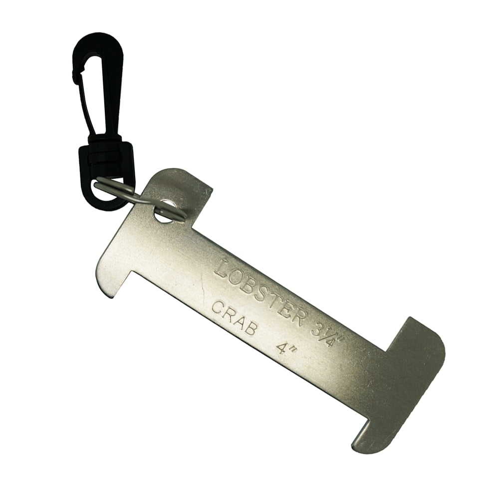 Scuba Choice 5" Aluminum Crab and Lobster Gauge with Clip – Durable ...