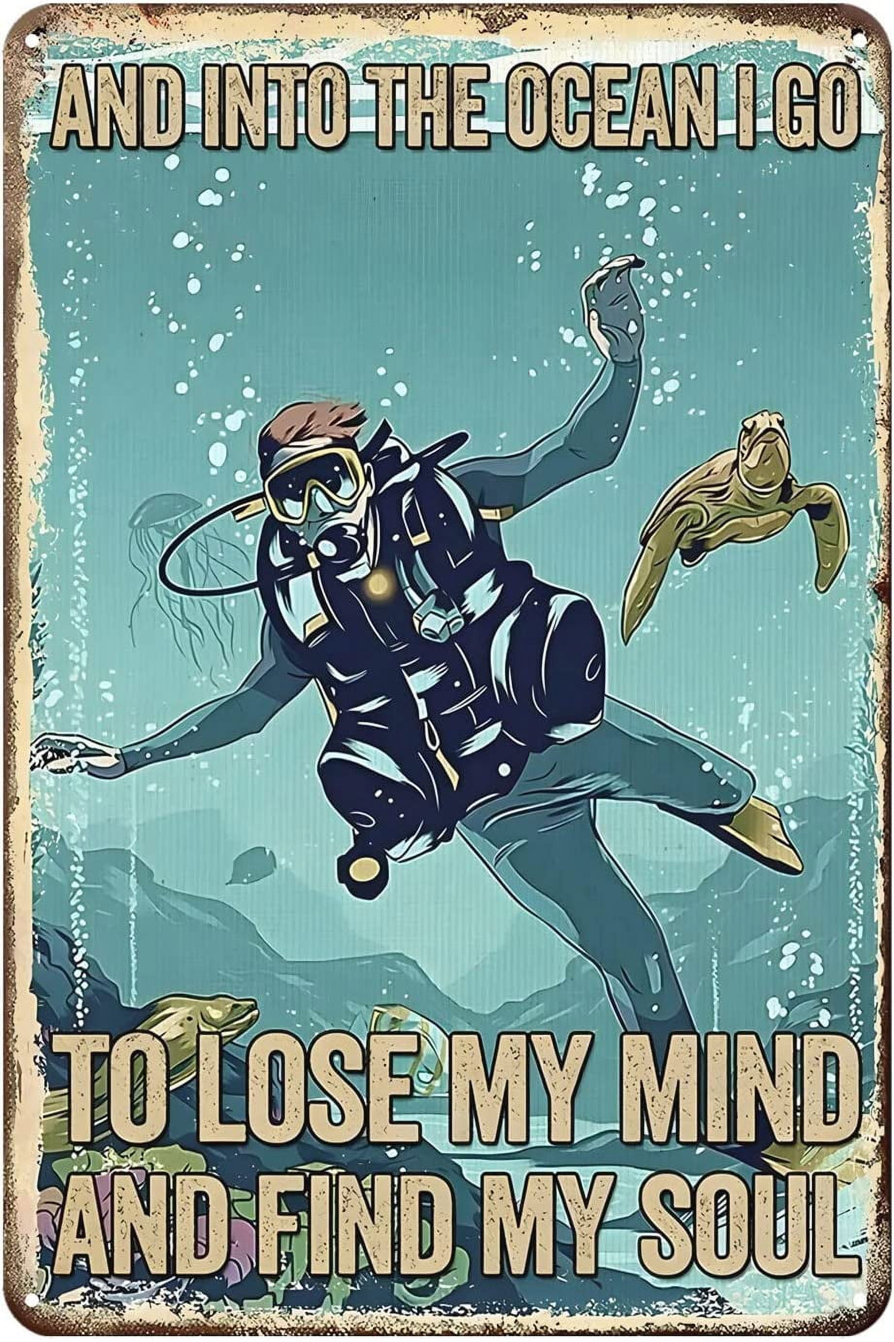 Scuba Diving 5D Diamond Painting Kits for Beginners,And Into The Ocean ...