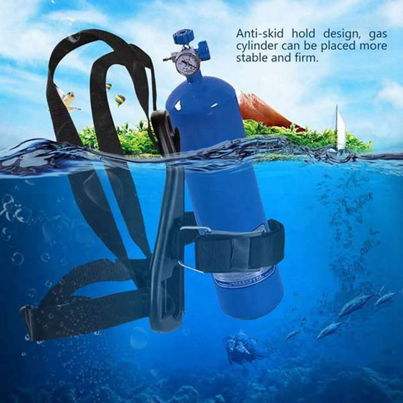 Scuba Diving Air Tank Backpack Diving Single Oxygen Tank Holder ...