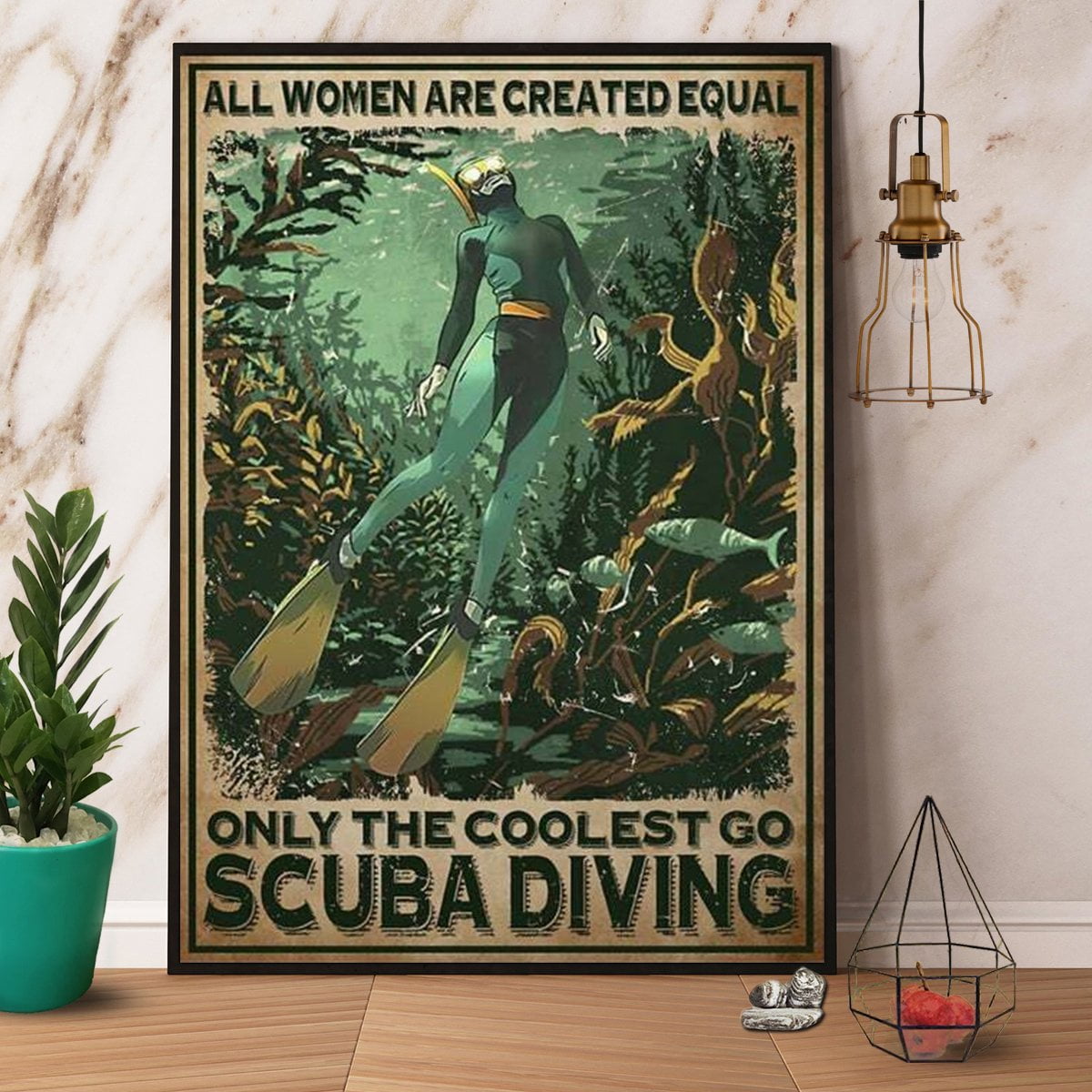 Scuba Diving All Woman Are Created Equal Only The Coolest Go Scuba ...