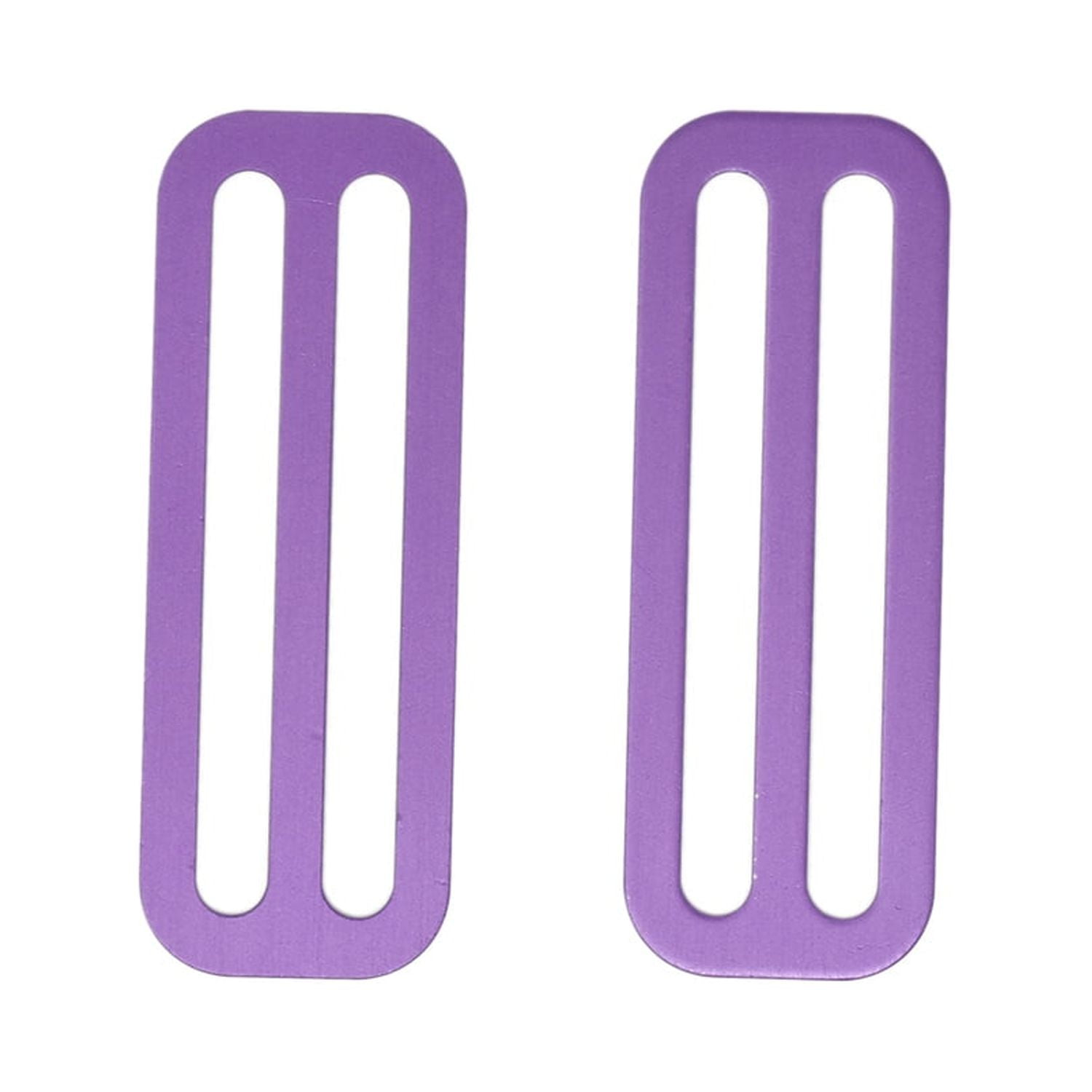 Scuba Diving Aluminum Webbing Weight Belt Keeper 2 Pairs, Purple ...