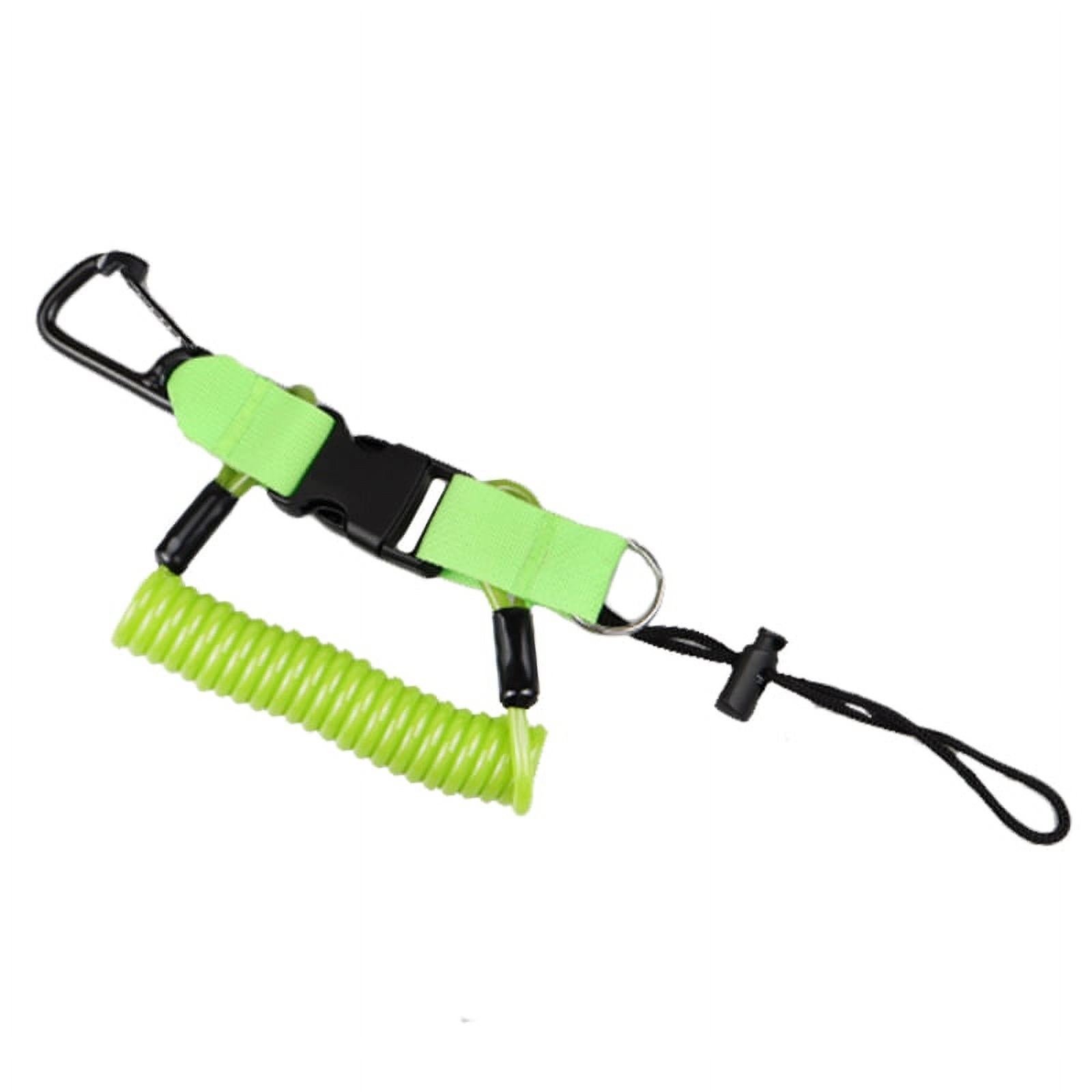 Scuba Diving Anti-lost Spiral Spring Coil Lanyard Safety Emergency Tool ...