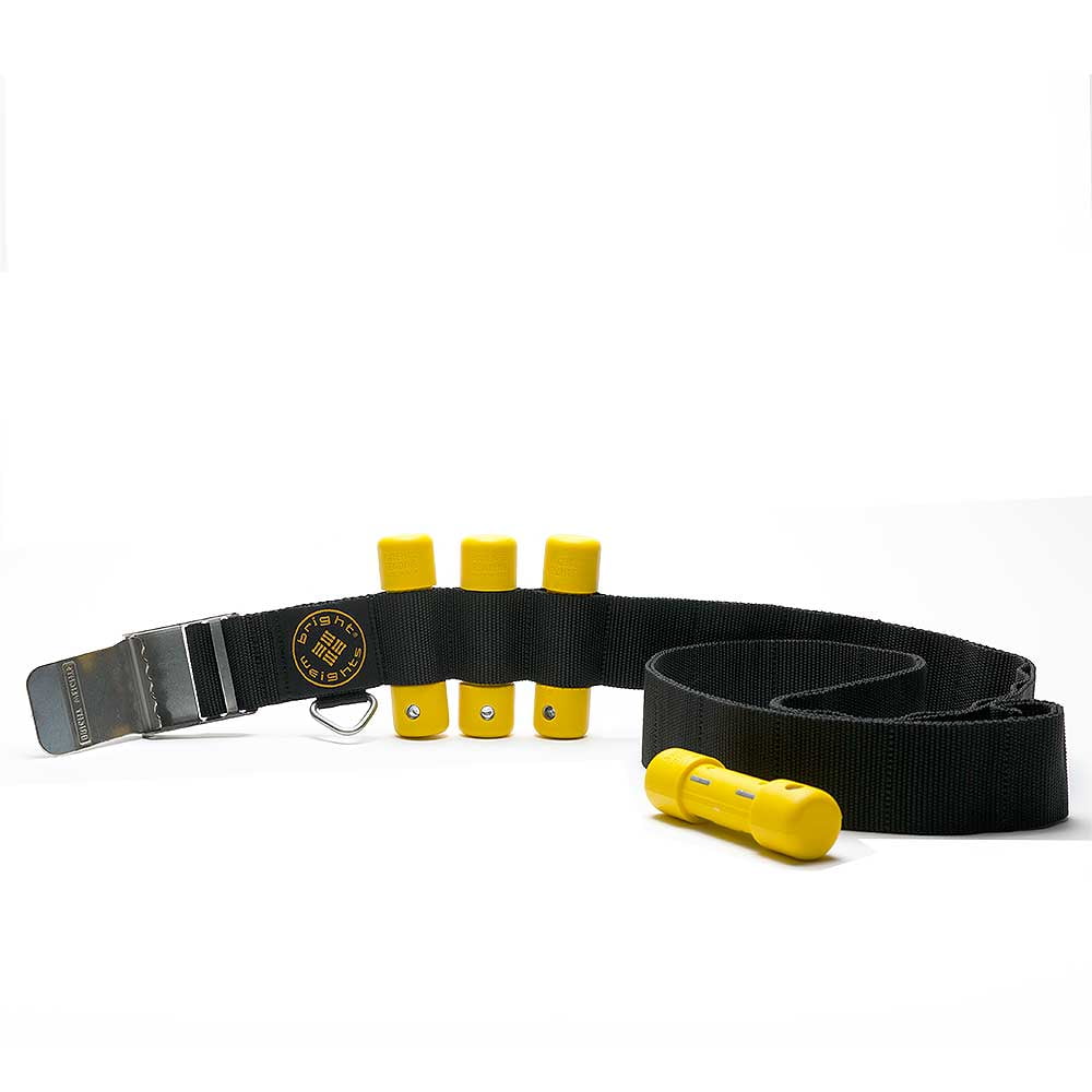 Scuba Diving Black Weight Belt w/4PCs Yellow Slug Weights Set - Walmart.com