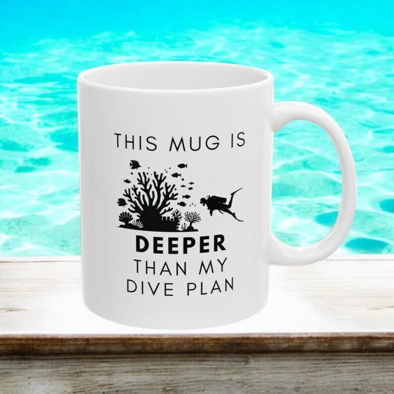 Scuba Diving Coffee Cup - Diver Gift with Fun Slogan - Walmart.com