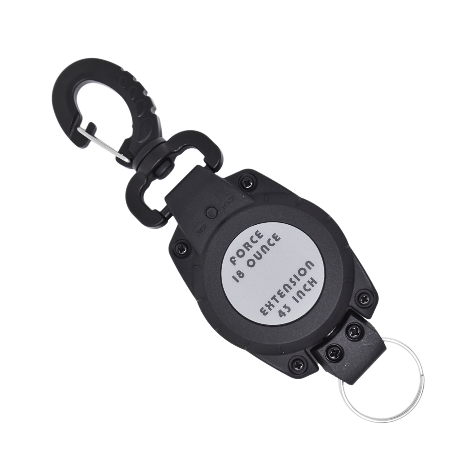 Scuba Diving Deluxe BCD Retractor w/ Lock & Swivel Plastic Clip ...