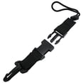 Scuba Diving Dive Black Lanyard Clip w/ Webbing Strap Quick Release ...
