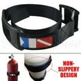 Scuba Diving Dive Cylinder Tank Band with Cam Buckle w/ Dive Flag Logo ...
