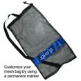 Scuba Diving Drawstring Mesh Bag with Shoulder Strap. 25" x 13 ...