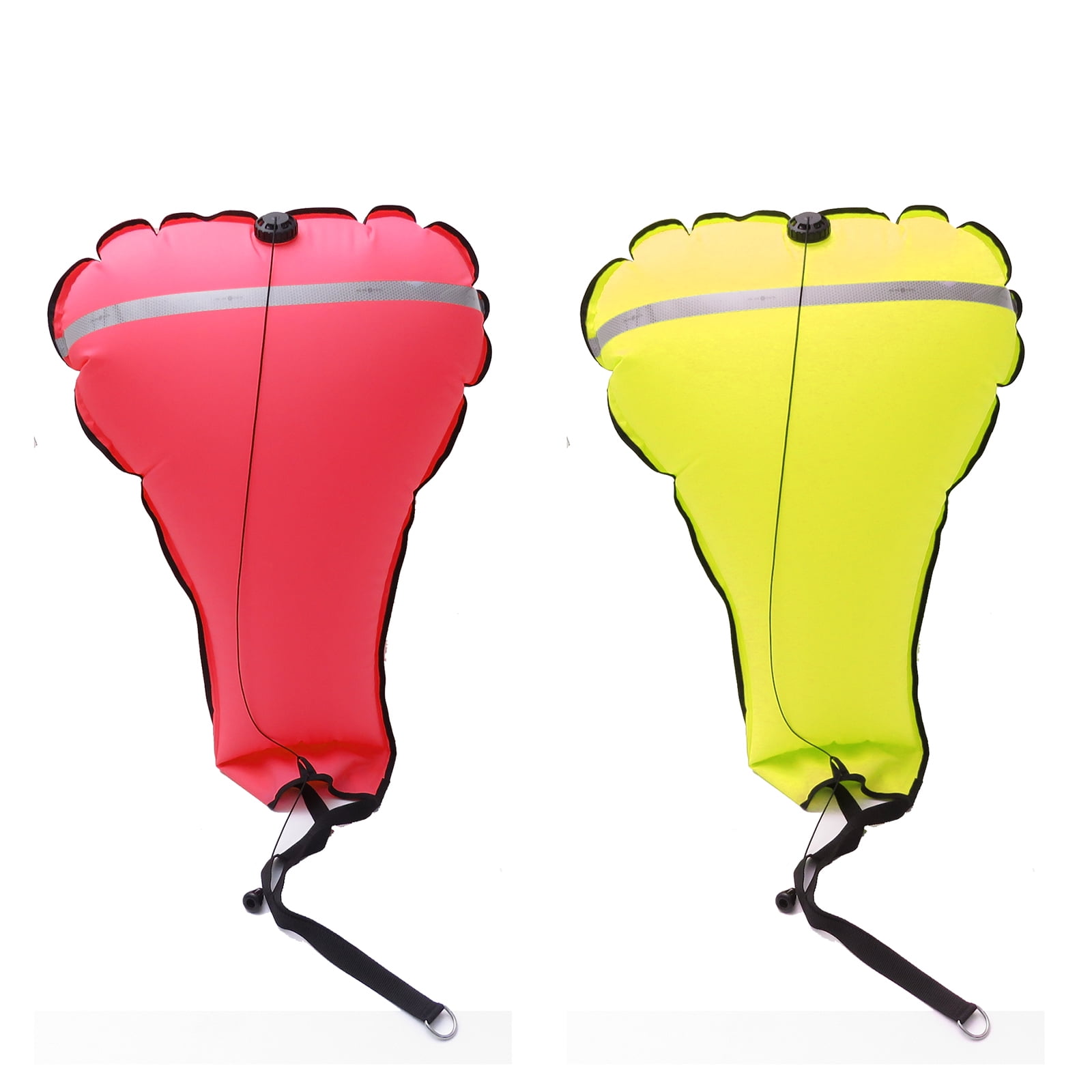 Scuba Diving Float Buoy Lift Bag 140lb Reflective Band Snorkeling High ...