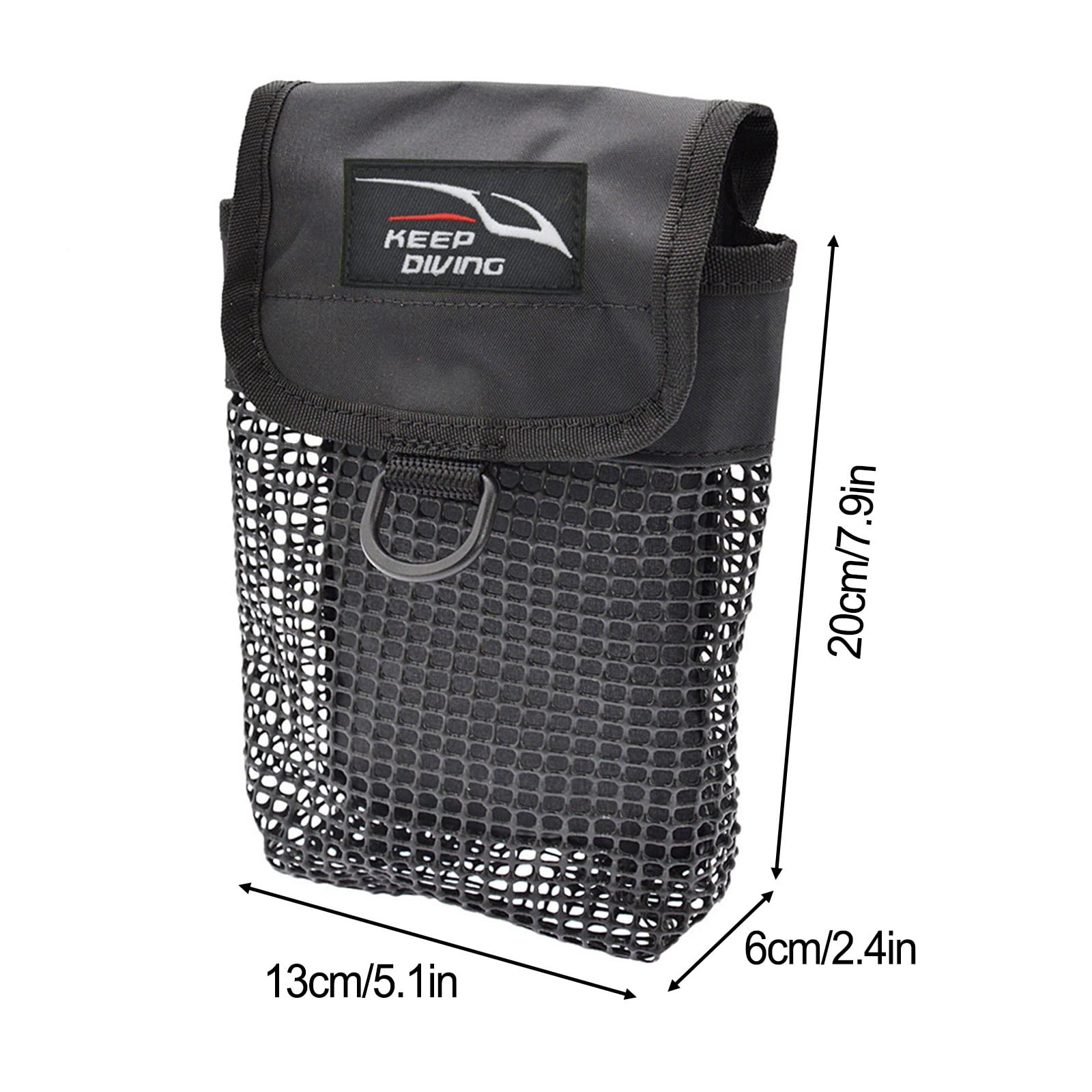 Scuba Diving Gear Bag, Safety for Marker Buoy Mesh Storage Pocket Black - Walmart.com