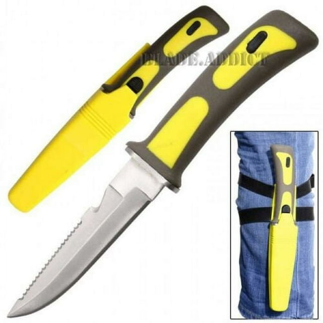 Scuba Diving Knife w/ Sheath Leg & Arm Straps Diver Gear Dive ...