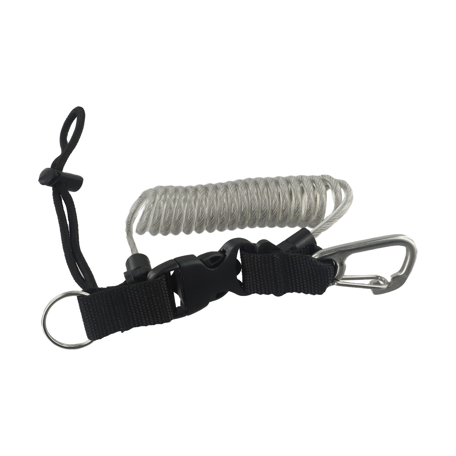 Scuba Diving Lanyard Heavy Duty Spring Coiled Lanyard with Quick ...