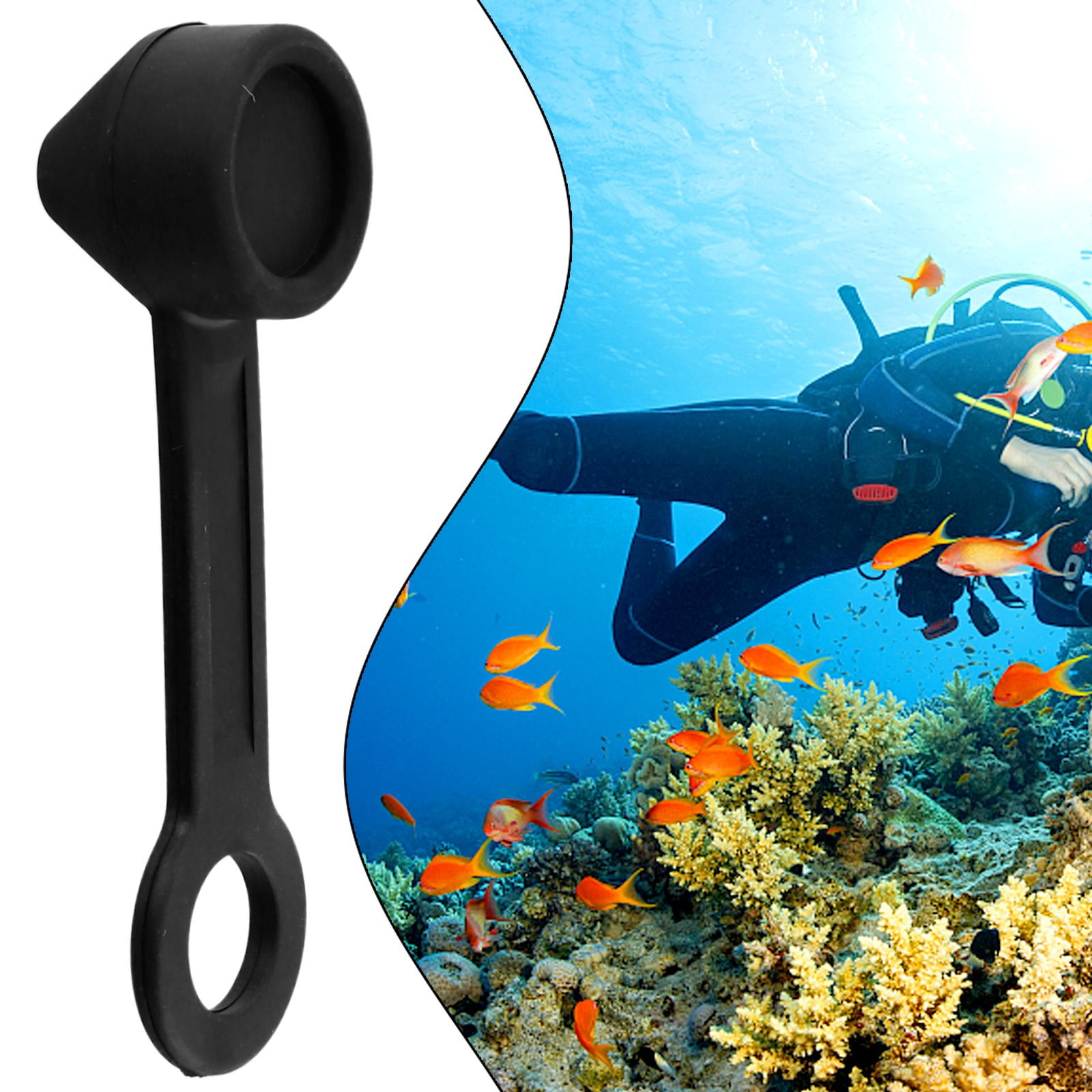 Scuba Diving Level-One Head Regulator Din To Yoke Rubber Dust Covers ...