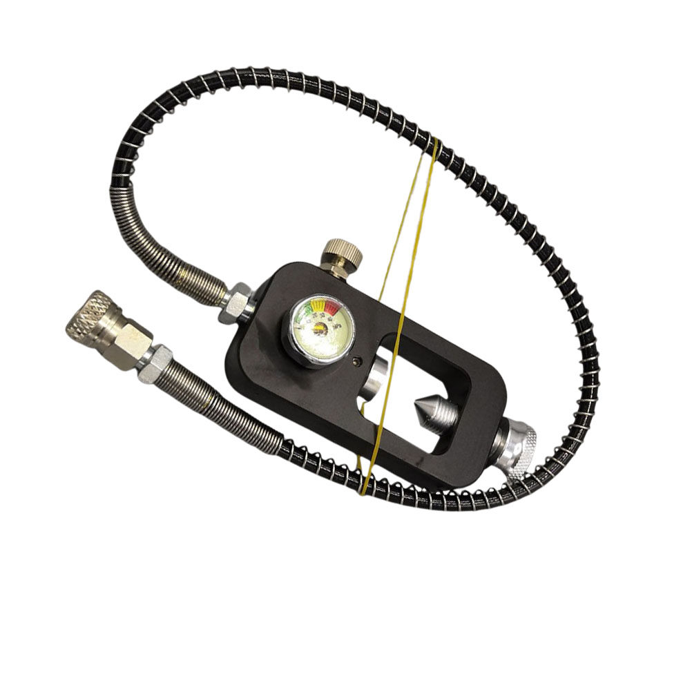 Scuba Diving Oxygen Bottle Inflation Large Bottle Turned into Small One ...