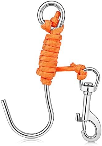 Scuba Diving Reef Hook for Drift Diving with 47" (120cm) Line + Marine ...