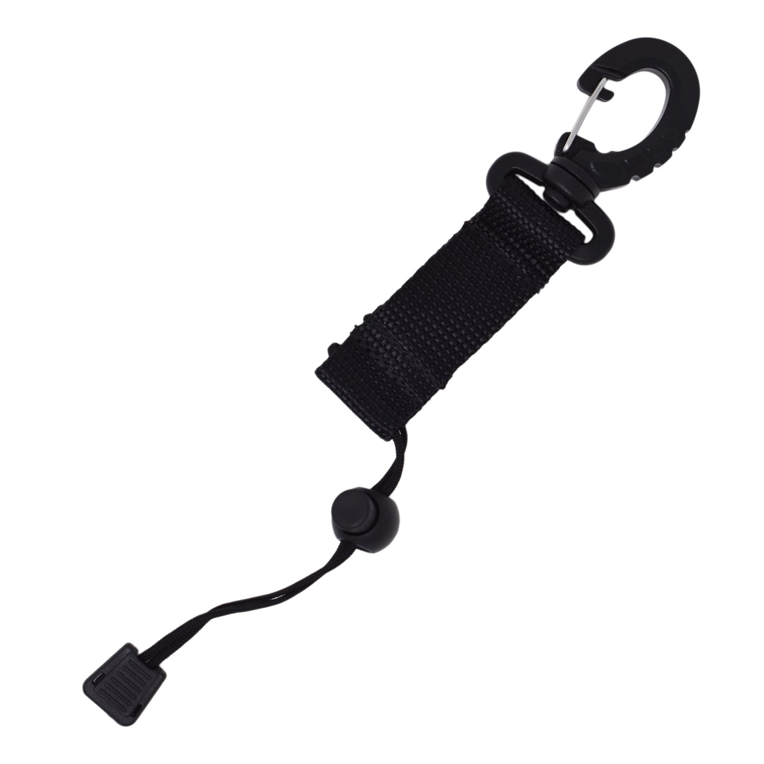 Scuba Diving Webbing Octopus Holder w/ Clip, Black - Walmart Business ...
