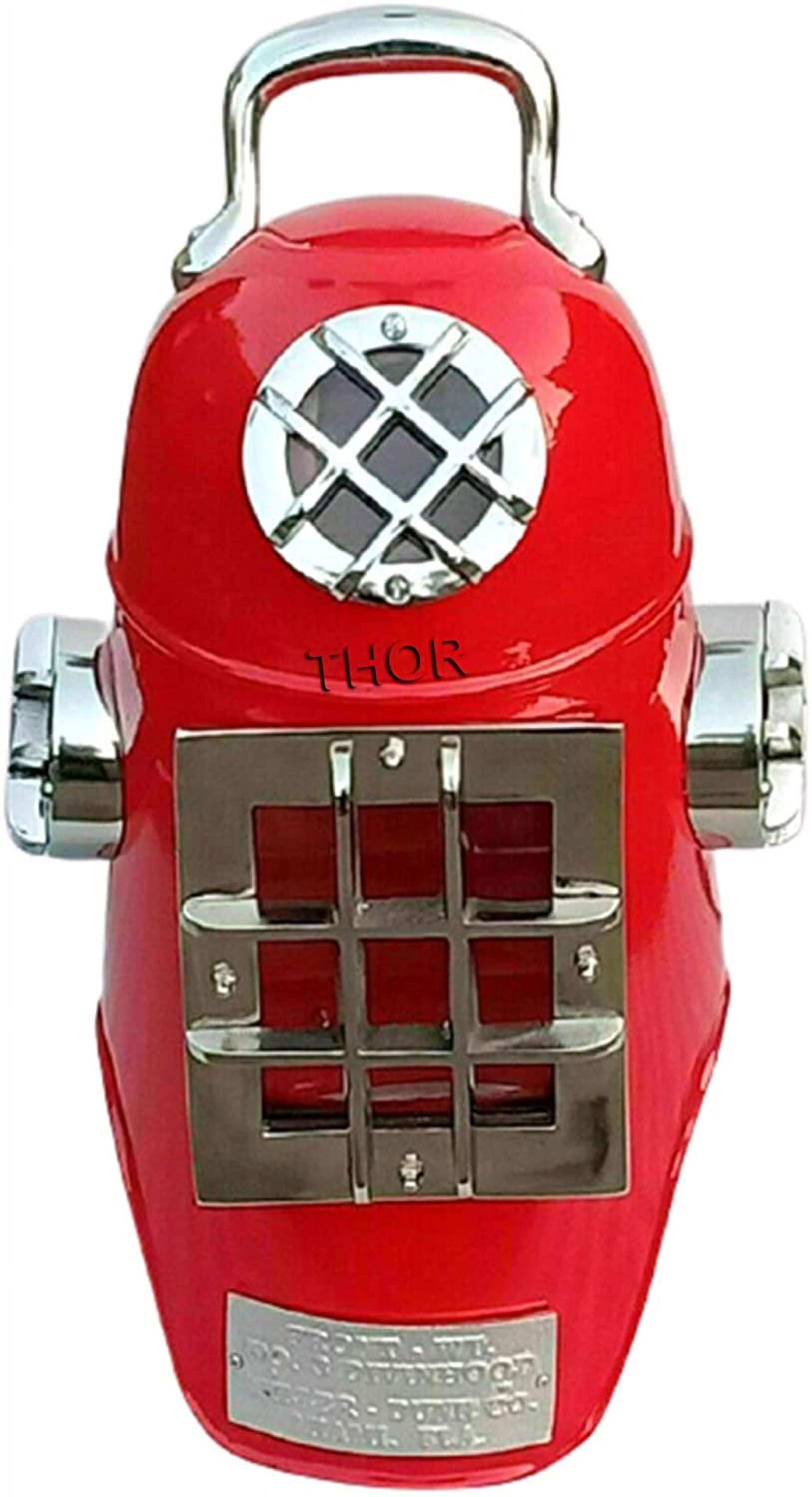 Scuba Drivers Diving Helmet Hood Navy Standard Deep Sea Red Divers ...