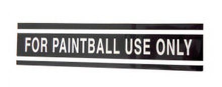 Scuba Tank Paintball Use Only Marking Wrap Decal Sticker Dive D212 ...