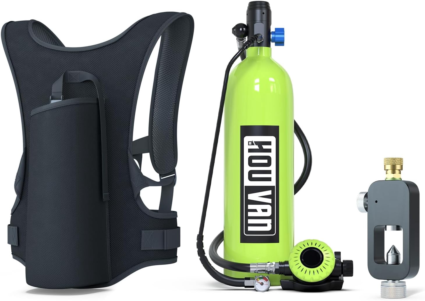 Scuba Tank S700 1.9L Mini Scuba Tank DOT Certified Reusable Diving ...