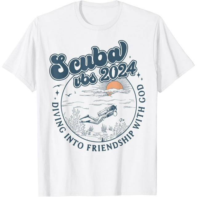 Scuba VBS 2024 Diving Into Friendship With God Underwater T-Shirt - Walmart.com