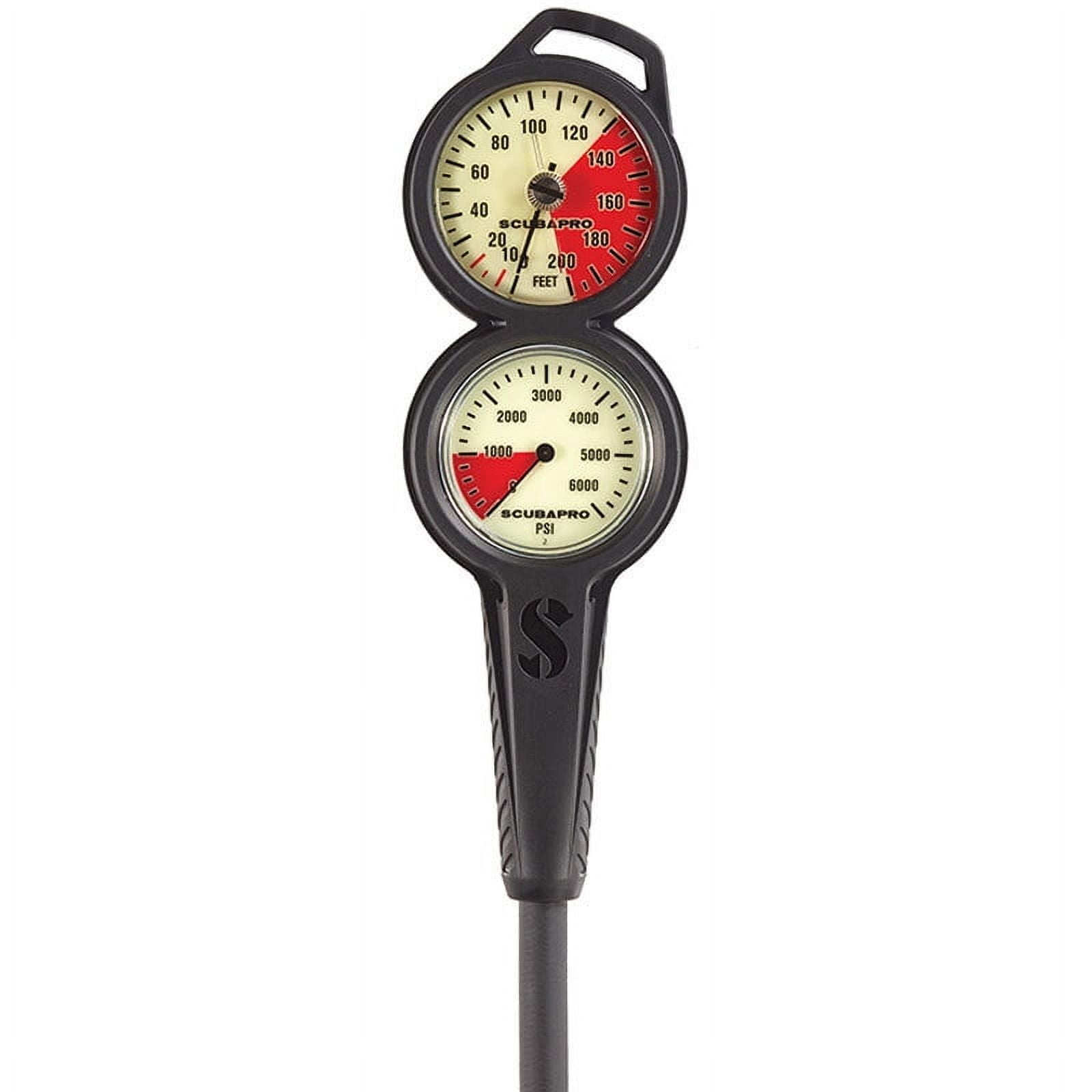 Scubapro 2 Gauge Console SP Metal Pressure/Depth Gauge - Walmart.com