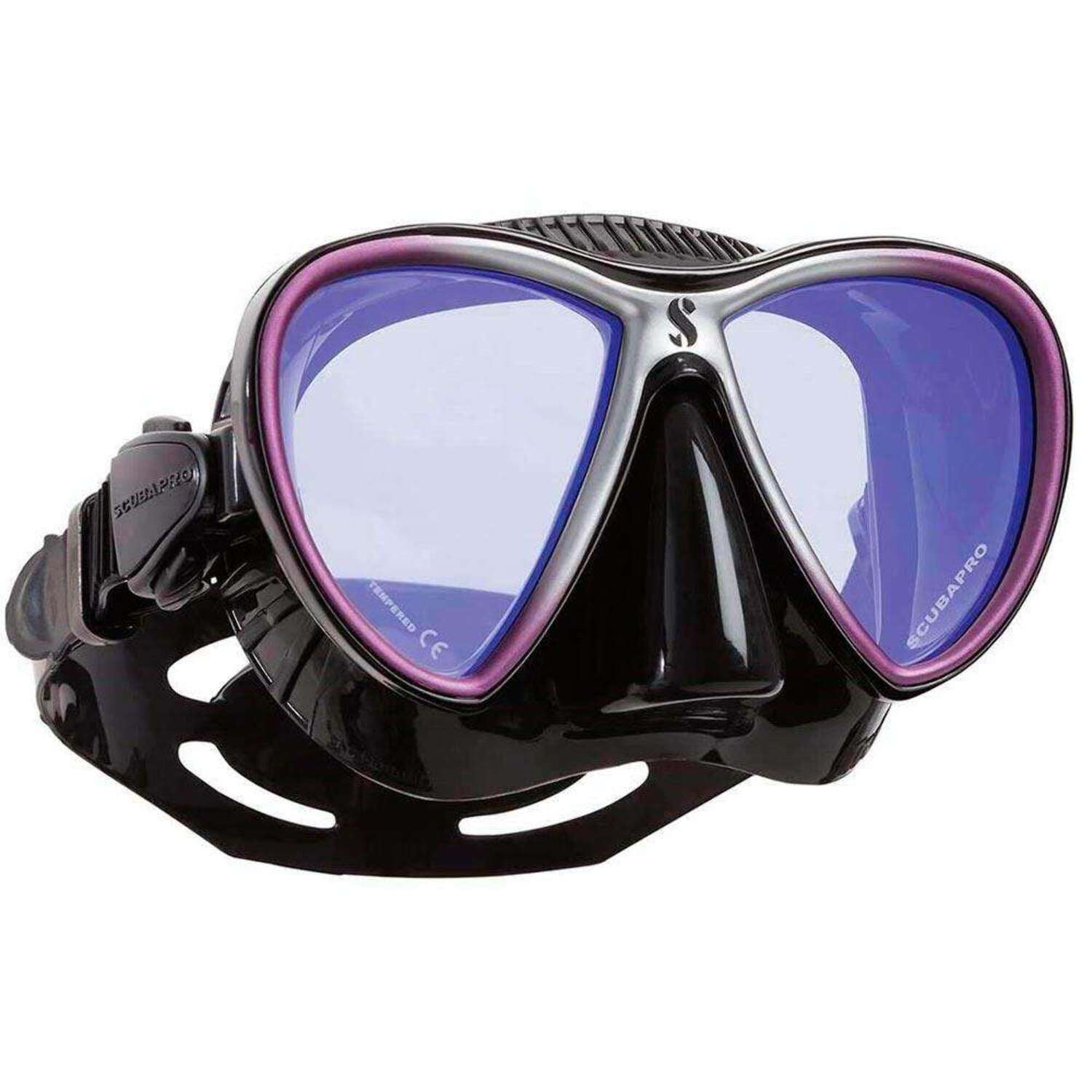 Scubapro Synergy Twin Mask with Mirrored Lens, Purple Black - Walmart.com