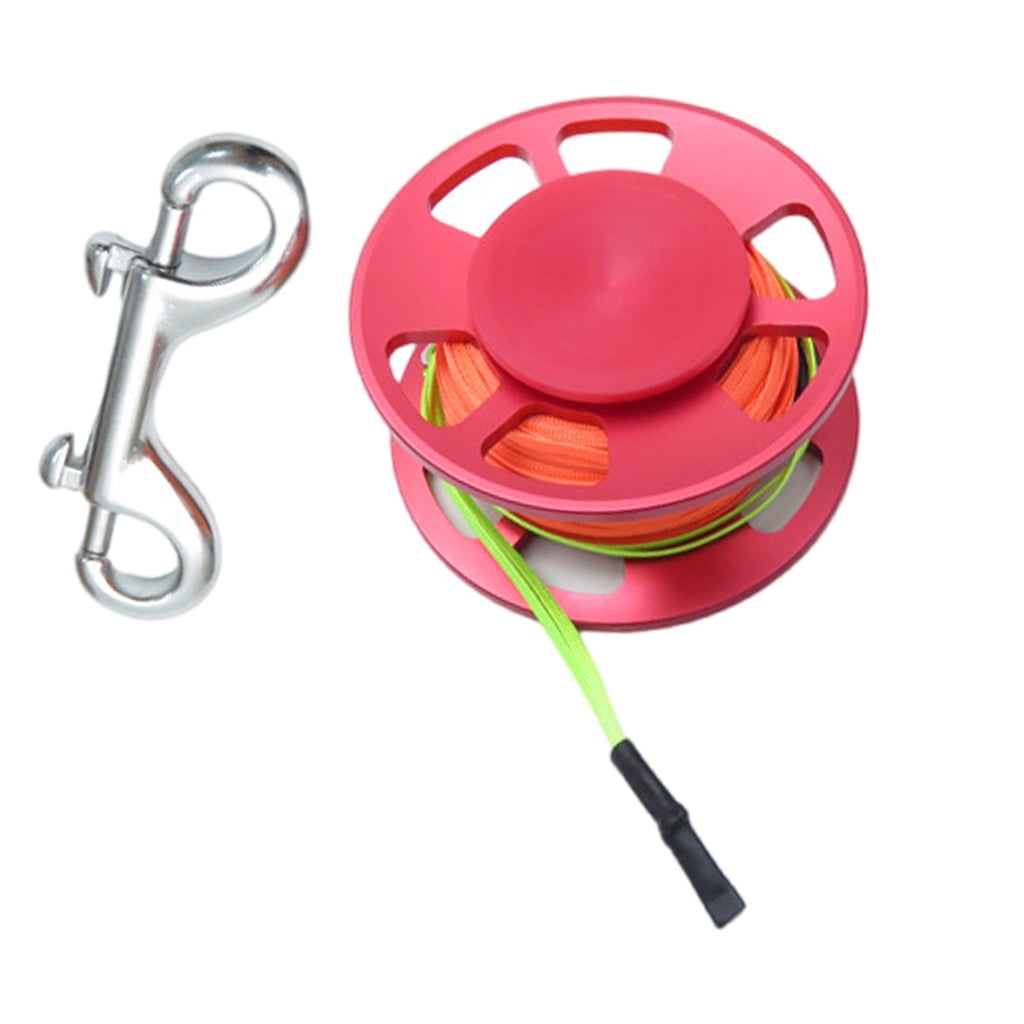 Scubas Diving Aluminum Alloys Spools Finger Reel Underwater Safety ...