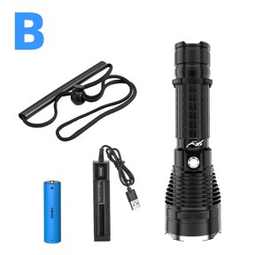 Oumers Marine Diving Flashlight, 2000 Lumens LED Underwater Torch ...