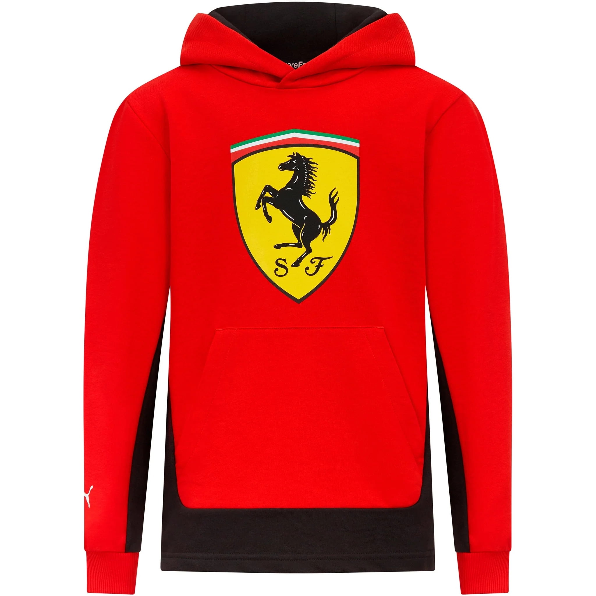 Scuderia Ferrari F1 Kids Big Shield Hoodie Sweatshirt -Red/Black ...