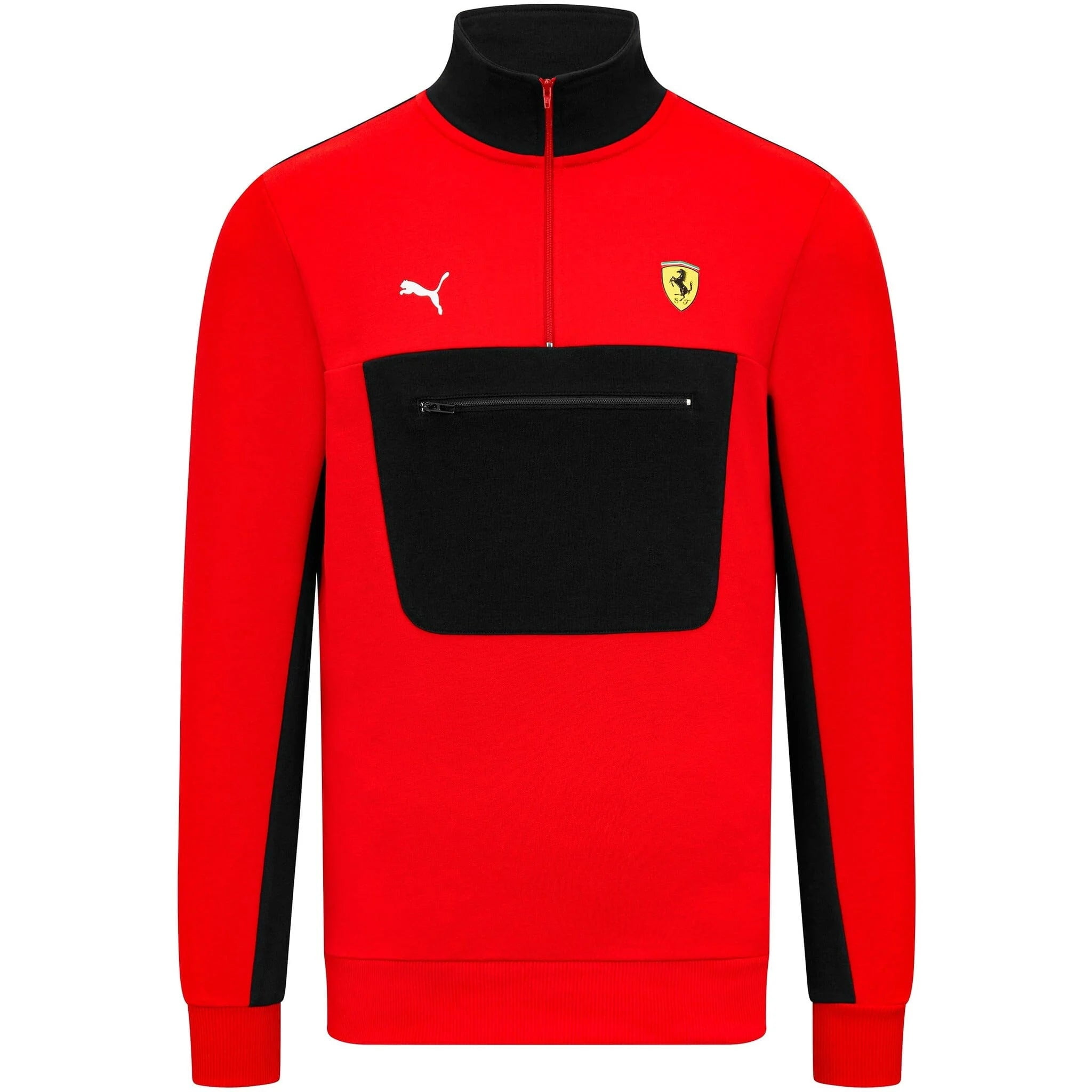 Scuderia Ferrari F1 Men's 1/4 Zip Sweater Red - Walmart.com