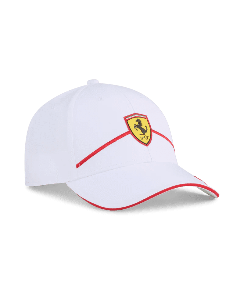 Scuderia Ferrari F1 Race Baseball Hat White - Walmart.com