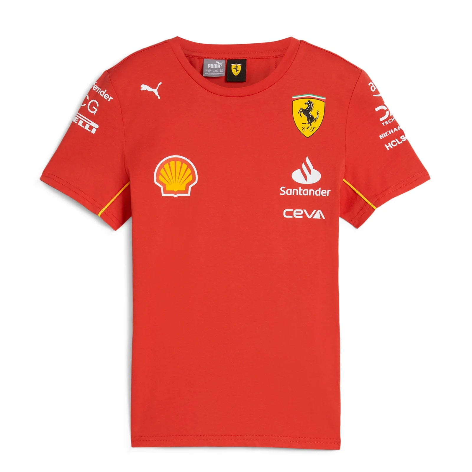 Scuderia Ferrari F1 Team Mens Red T-Shirt 2024 - Walmart.com