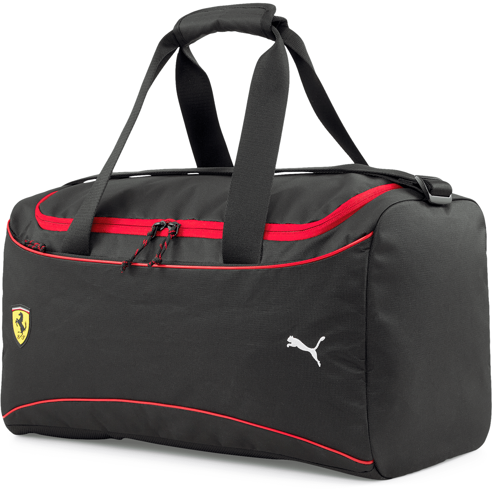 Scuderia Ferrari Sports Duffel Bag, Black, Gym Bag, 100% Polyester ...