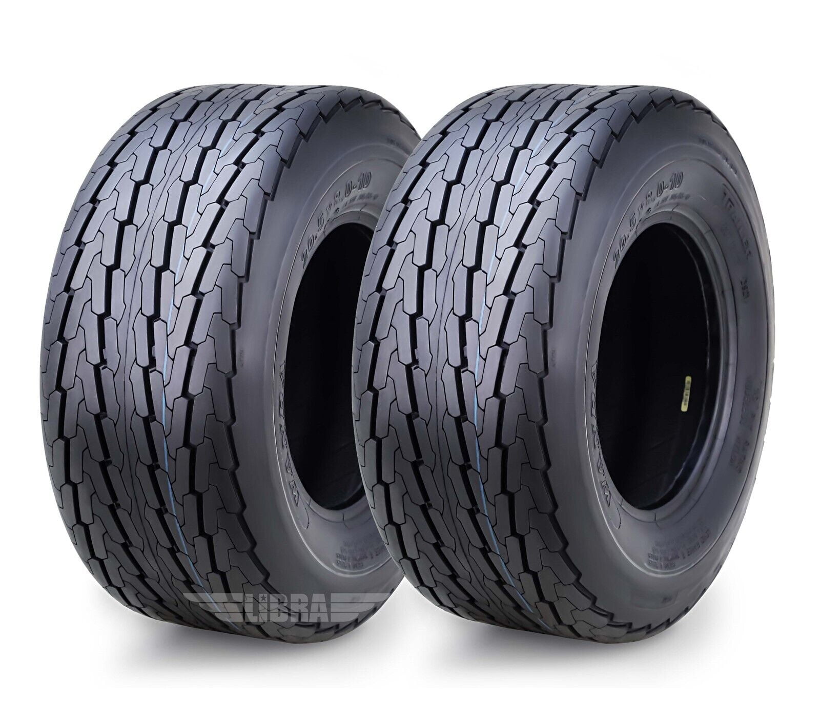 Scuff Guard 18.5x8.5-8 Trailer Tires 8 Ply 18.5X8.5X8 -Set 2 -11043 ...