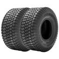 Scuff Guard Set 2 15x6.00-6 Lawn Mower Tires 4PR 15x6x6 Garden Tractor ...