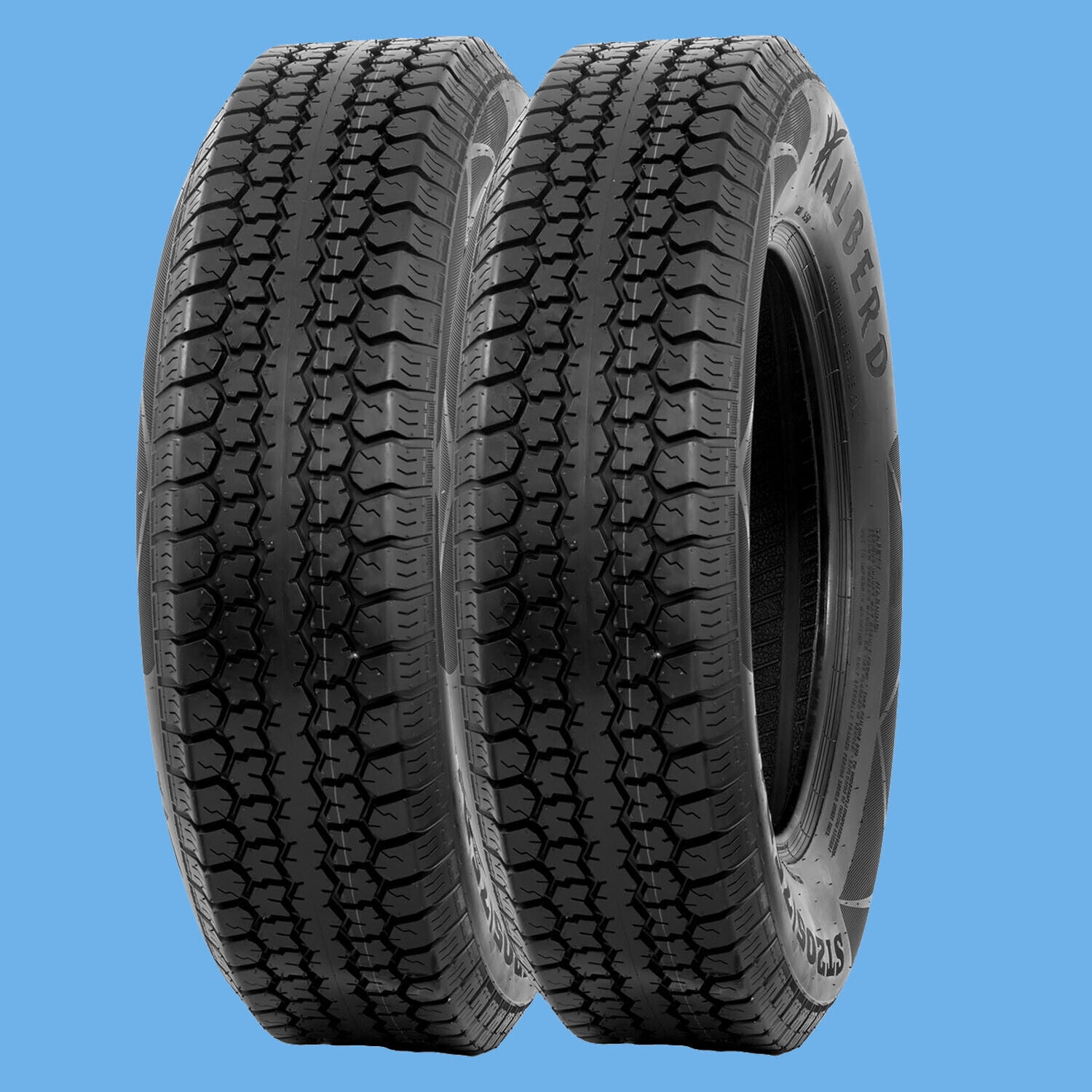 Scuff Guard TWO Premium ST205/75D15 Trailer Tires 205 75 15 Heavy Duty ...