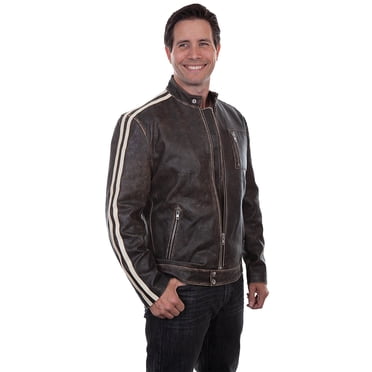 Scully 529-235-3X-B Mens Leather Wear Jacket, Grey - 3X-B - Walmart.com