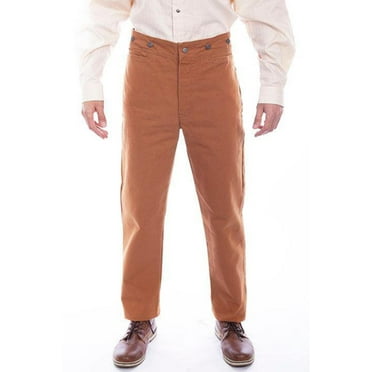 Scully Western Pants Mens Old West Classic Western Button 599602X ...