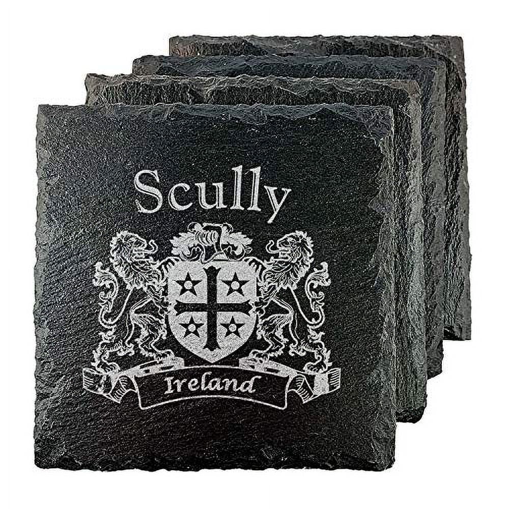 Scully Irish Coat of Arms Slate Coasters - Set of 4 - Walmart.com