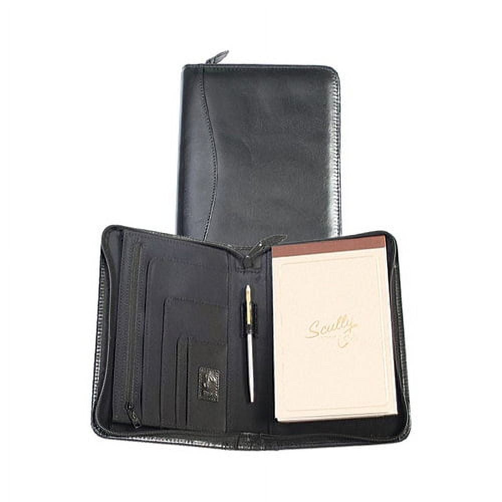 Scully Soft Plonge Leather junior zip padfolio - Walmart.com