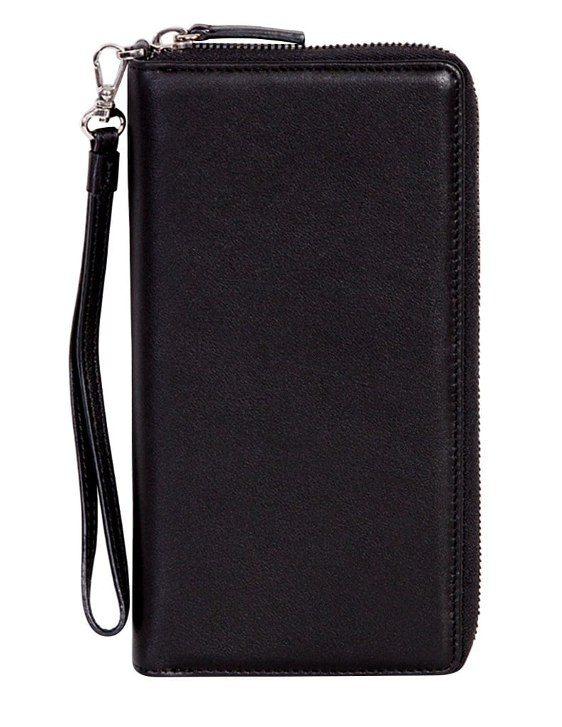 Scully Ladies Leather Zip Clutch Wallet Assorted Colors - Walmart.com