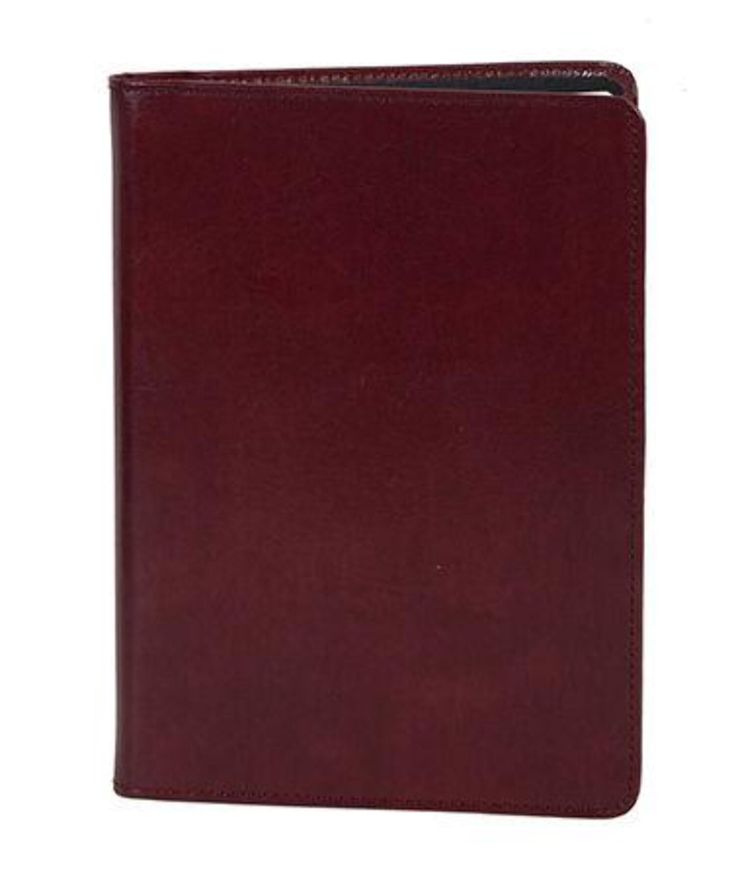 Scully Leather Bonded Leather Red Desk Size Weekly Planner - Walmart.com