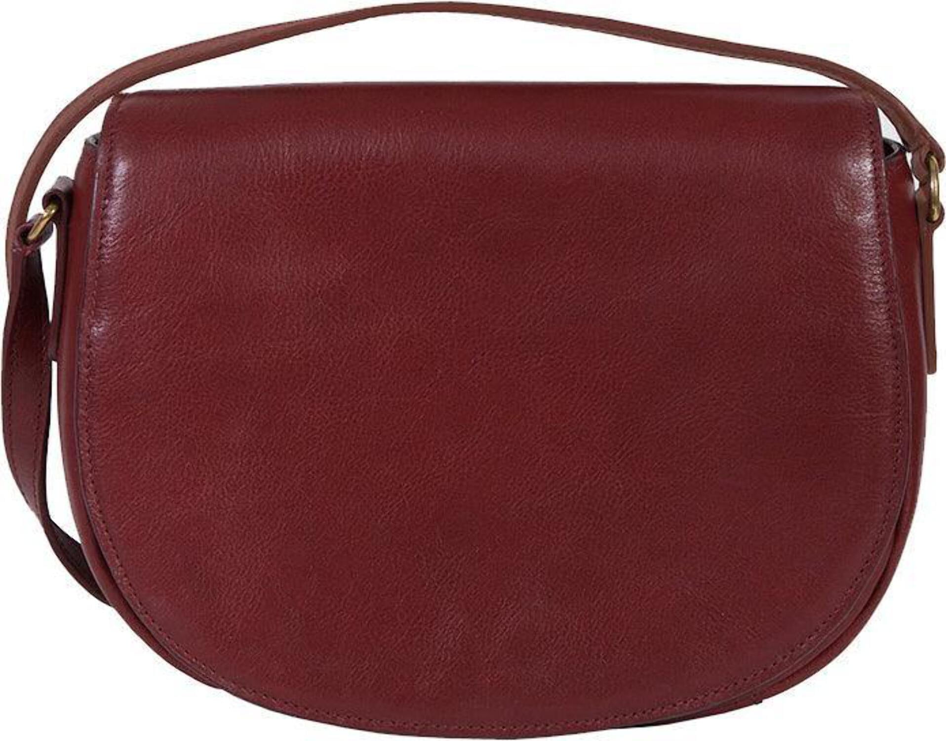 Scully Italia Big Nelly Full Flap Leather Handbag, Red - Walmart.com