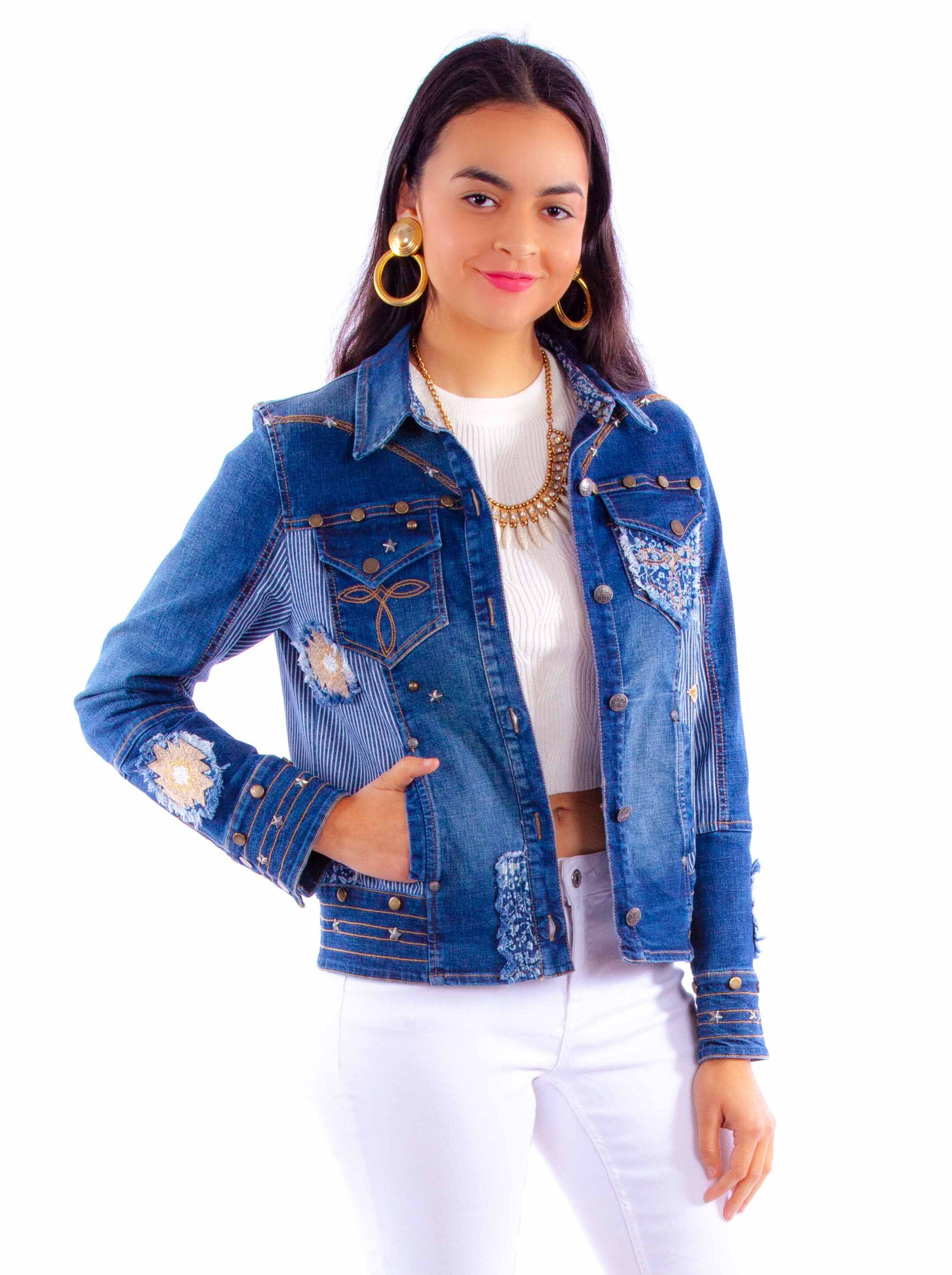 Scully Leather Honey Creek Ladies Jean Jacket - Walmart.com