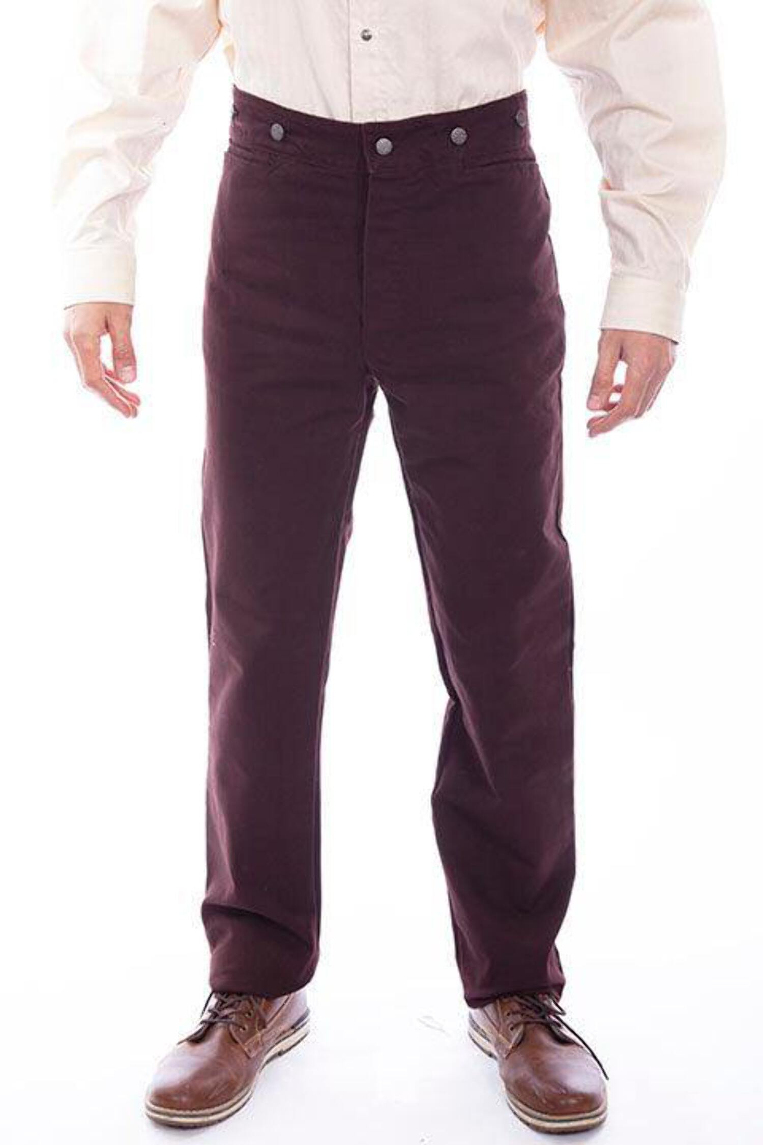 Scully Leather Walnut Canvas Mens Pant - Walmart.com