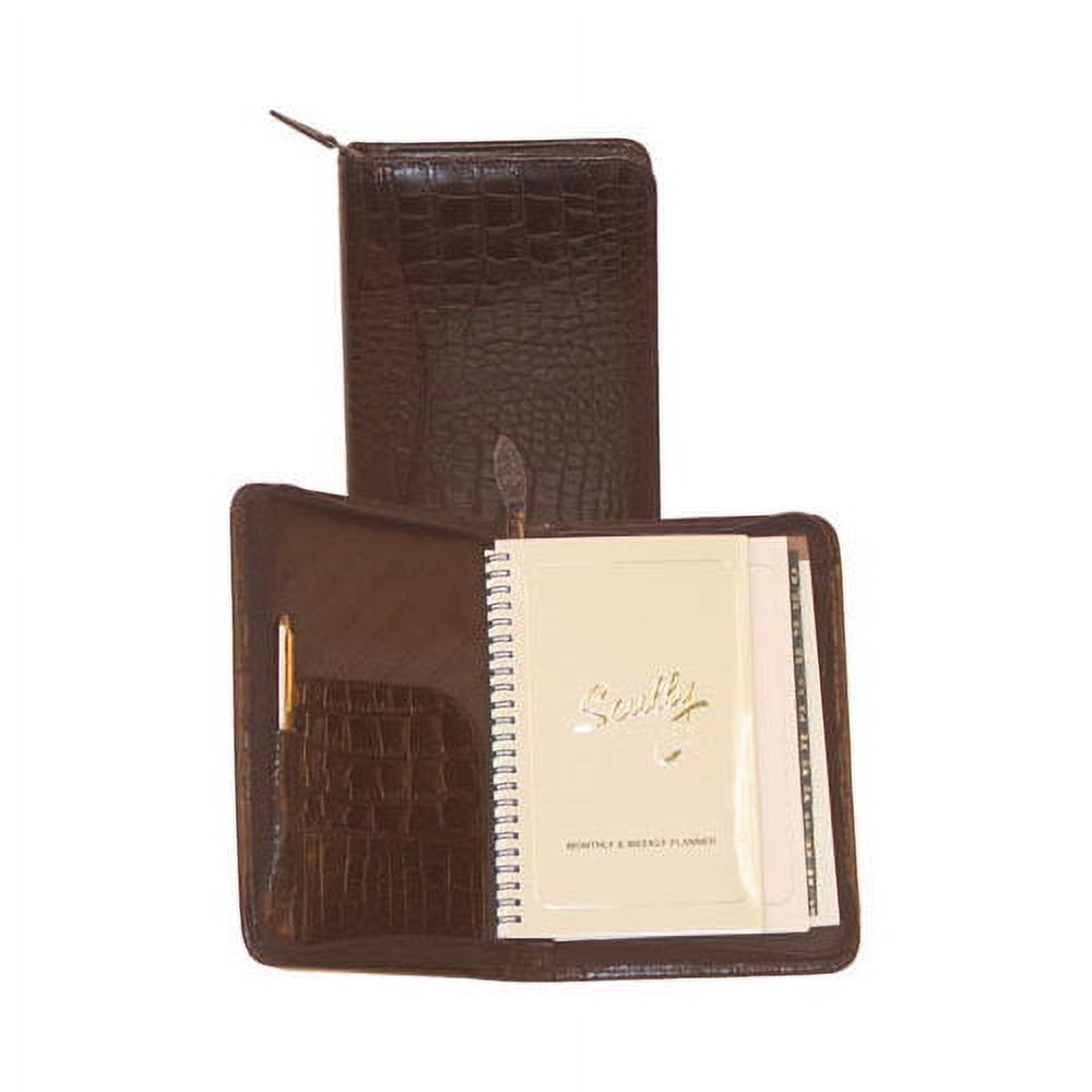 Scully Leather Zip Weekly Planner Assorted Colors - Walmart.com