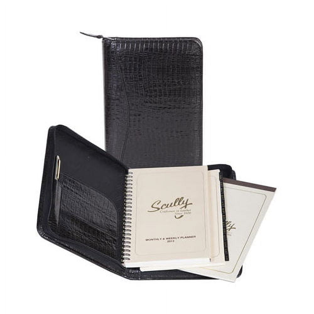 Scully Leather Zip Weekly Planner Assorted Colors - Walmart.com