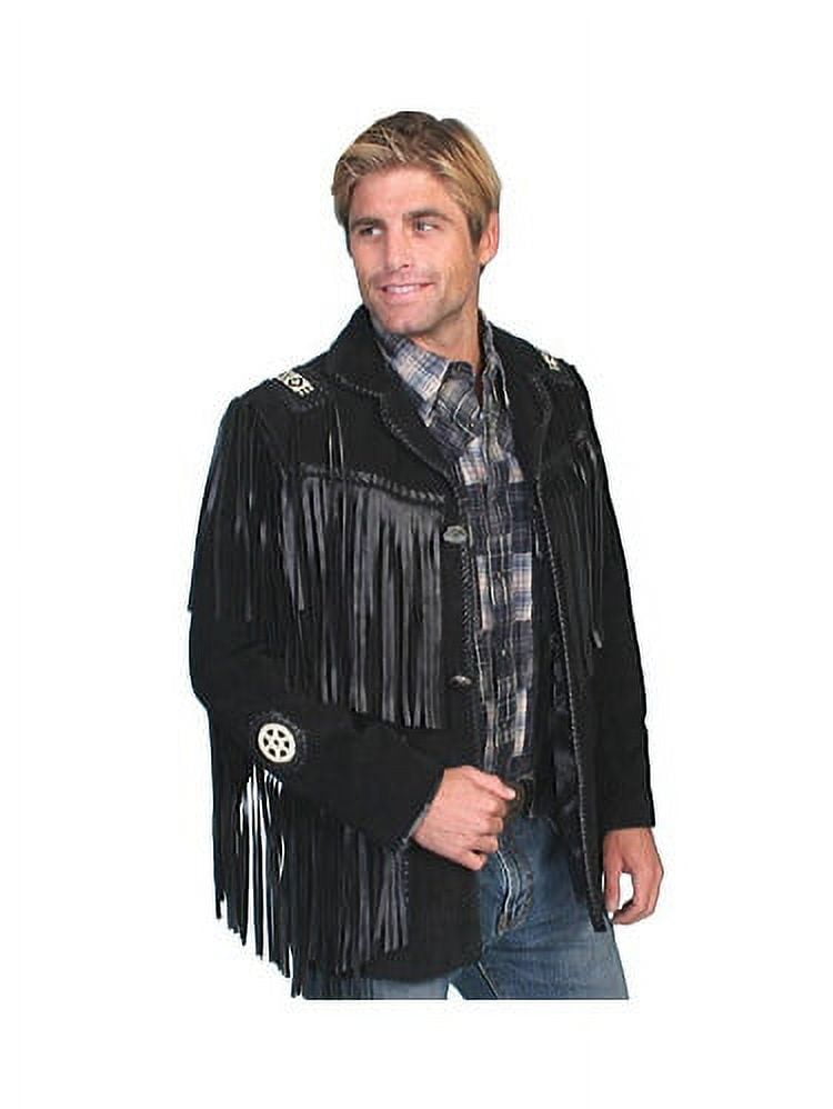 Scully Mens Leather Wear Coat- Black Boar Suede - Size 38 - Walmart.com