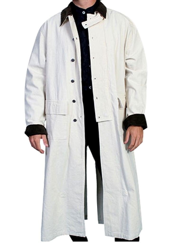 Rangewear By Scully Men's Long Canvas Duster Natural XX- - Walmart.com